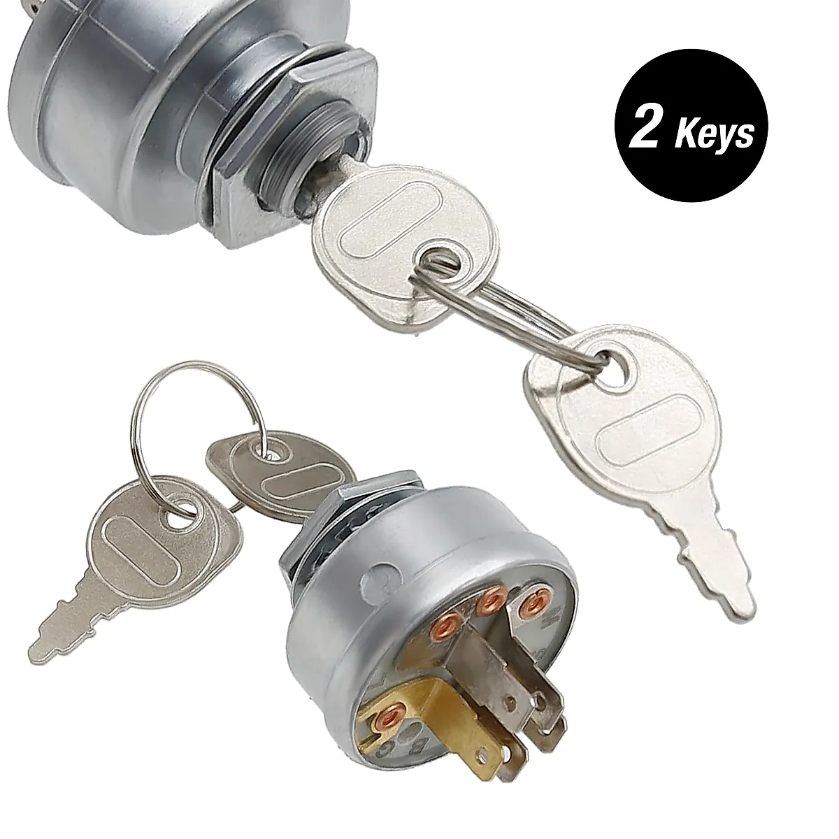 Tractor Ignition Switch Replacement for K1122-62110 AM119111 Compatible with John Deere STX38 STX46 Scotts Sabre S 1642 1742 2046 1438 16/46 Kubota T1460 T1570 T1670 T1760S T1870S