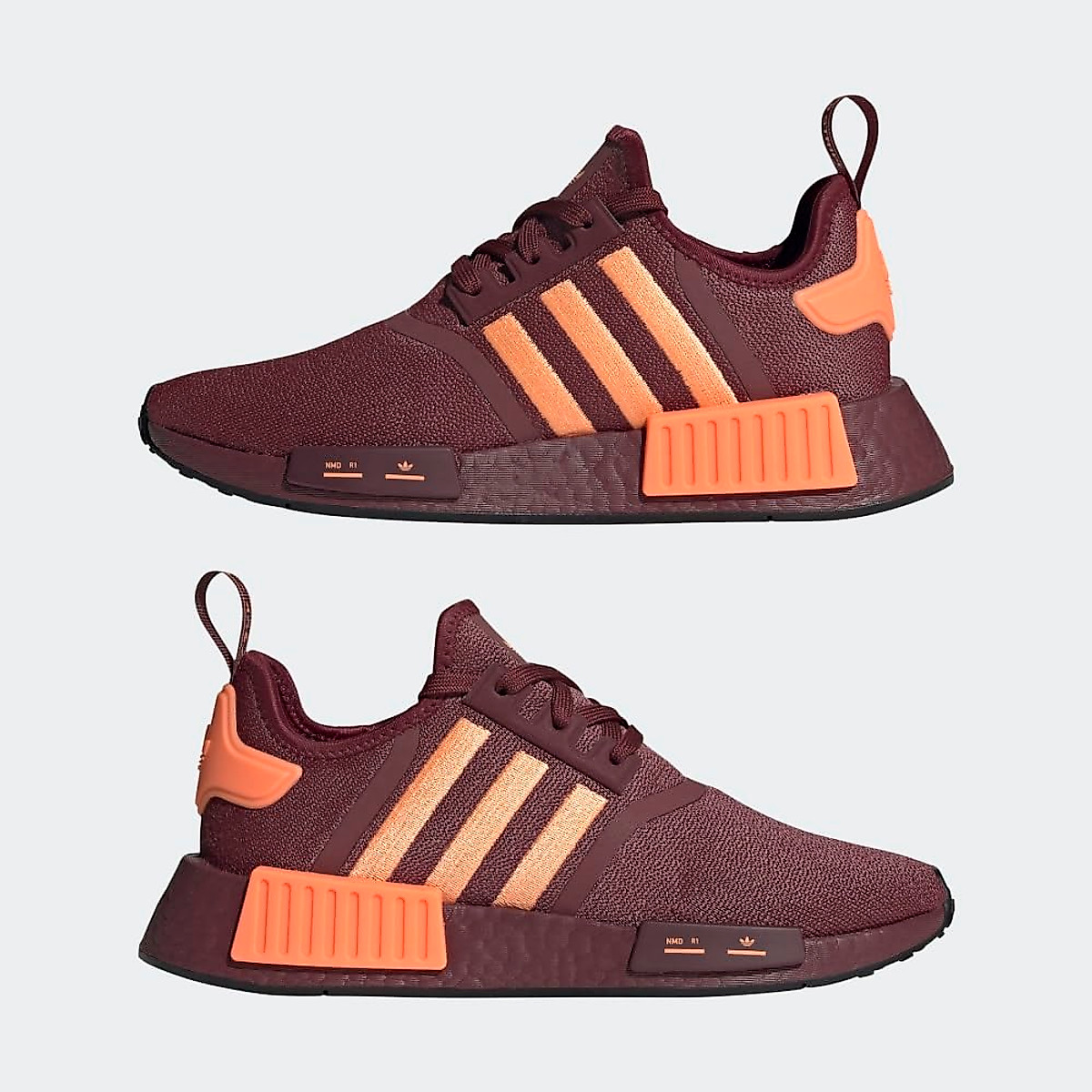 adidas NMD_R1 Shoes Women's, Burgundy, Size 9.5