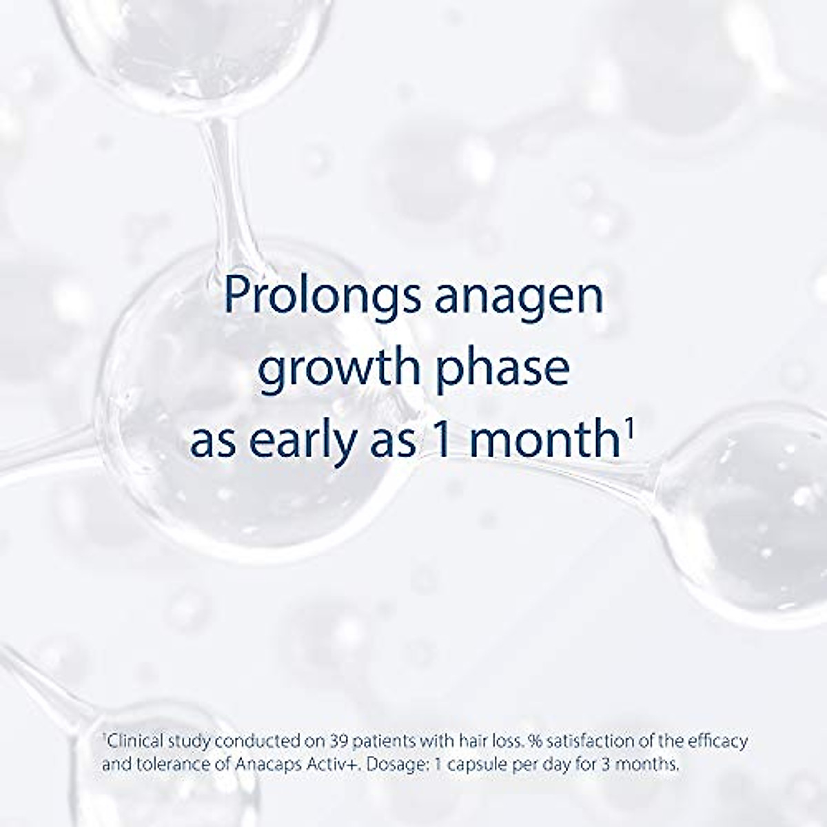 Ducray Anacaps ACTIV+, Dietary Supplement for Healthy Hair & Nails, Biotin, Gluten-, Soy-Free. 90 Day Supply