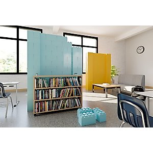 EverBlock 5' x 5' Wall Kit | Modular Building Blocks | Wall System for Building, Display & Structures | Room Divider & Partition | Easy to Connect & Reuse | Indoor & Outdoor Use | Black