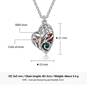 Lam Hub Fong Personalized Locket Necklace for Women with Birthstones Mothers Daughter Necklace for Mom Custom Promise Necklace for BFF Best Friends Friendship Necklace Gifts (Silver)