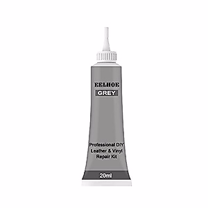Advanced Leather Repair Gel, Professional DIY Leather and Vinyl Repair Kit, Leather Repair Cream (Grey, 20ml)