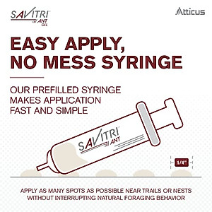 Savitri Ant Gel Bait (4 x 30 Grams) by Atticus (Equivalent to The Leading Brand) - Indoxacarb Ant Control for Indoor and Outdoor Use