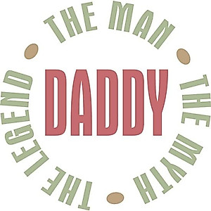CafePress Daddy Man Myth Legend Mug Ceramic Coffee Mug, Tea Cup 11 oz