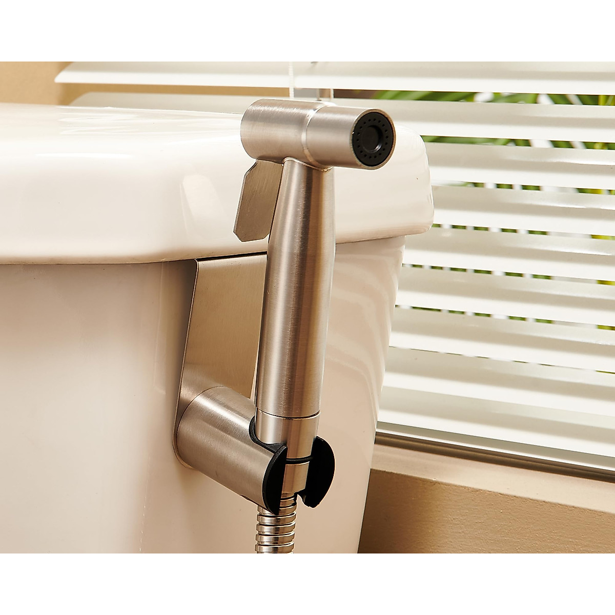 Handheld Bidet Sprayer for Toilet, Stainless Steel Bidet Sprayer Set for Bathroom, Handheld Bidet Attachment Muslim Shower Toilet Bidet Cloth Diaper Sprayer Set