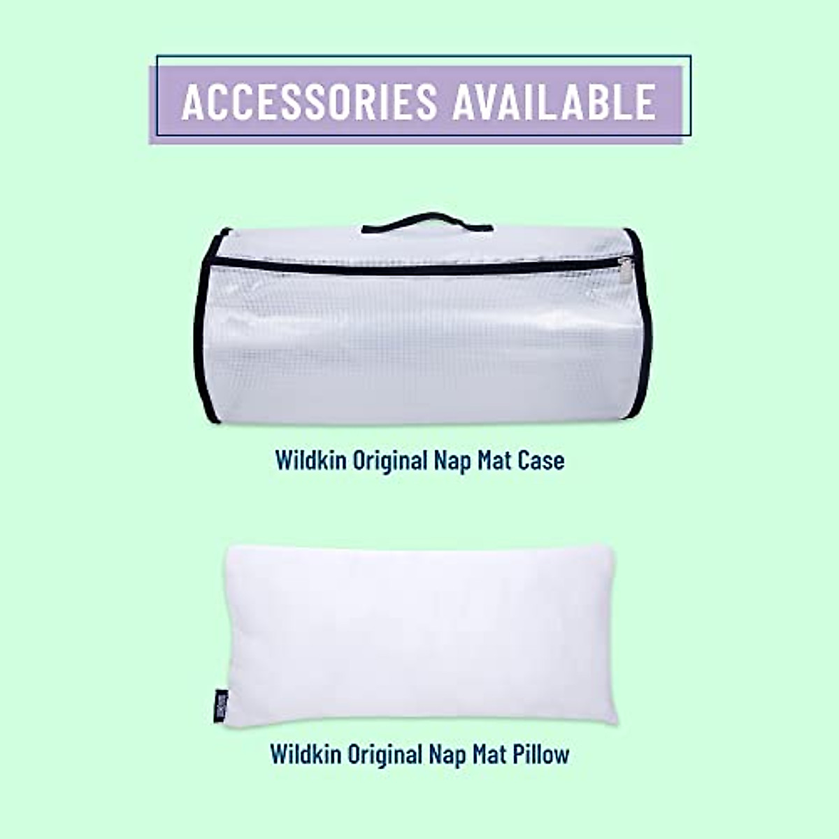 Wildkin Original Nap Mat with Reusable Pillow for Boys and Girls, Perfect for Elementary Sleeping Mat, Features Hook and Loop Fastener, Soft Cotton Blend Materials Nap Mat for Kids (Unicorn)