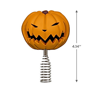 Hallmark Keepsake Mini 4.14" Christmas Tree Topper, Disney Tim Burton's The Nightmare Before Christmas Pumpkin King, Gifts for Disney Fans