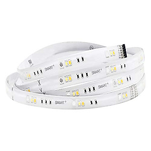 SYLVANIA Wifi LED Smart Strip Light Expansion Kit, 6.5ft, Indoor, Full Color & Adjustable White, Compatible with Alexa and Google Home Only - 1 Pack (75705)