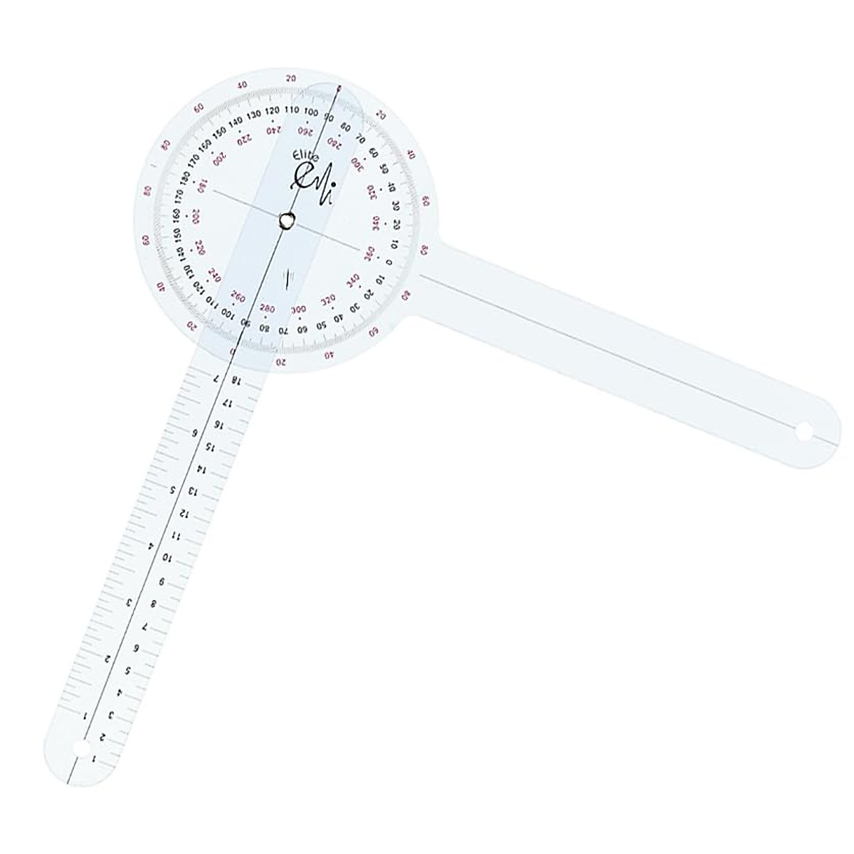 EMI Plastic 12" Goniometer 360 Degree Isom - 12" EGM-422