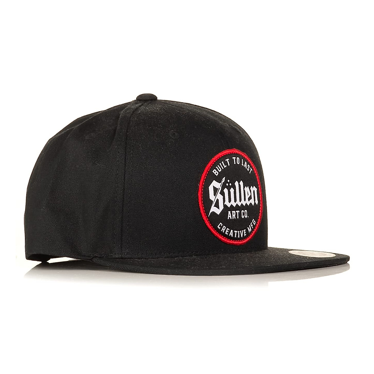 Sullen Men's Tattoo Lifestyle Factory Snapback Adjustable Hat (Black/Red)