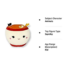 SQUISHMALLOWS KellyToy 8 inch (20cm) Foodie Squad - Raisy The Ramen Noodle