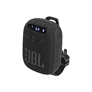 JBL Wind 3 Portable Bluetooth Speaker and FM Tuner Radio for Bike Handlebars