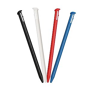 New 3DS Stylus Pen, Xahpower Replacement Stylus Compatible with Nintendo New 3DS, 4 in 1 Combo Touch Styli Pen Set Multi Color for New 3DS