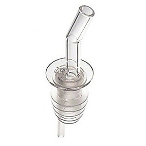 12 Olive Oil Pour Spouts Liquor Pourer Wine Pourer Free Flow Bottle Pourer Dispenser Spouts. Plastic, Clear Spout, No Collar.