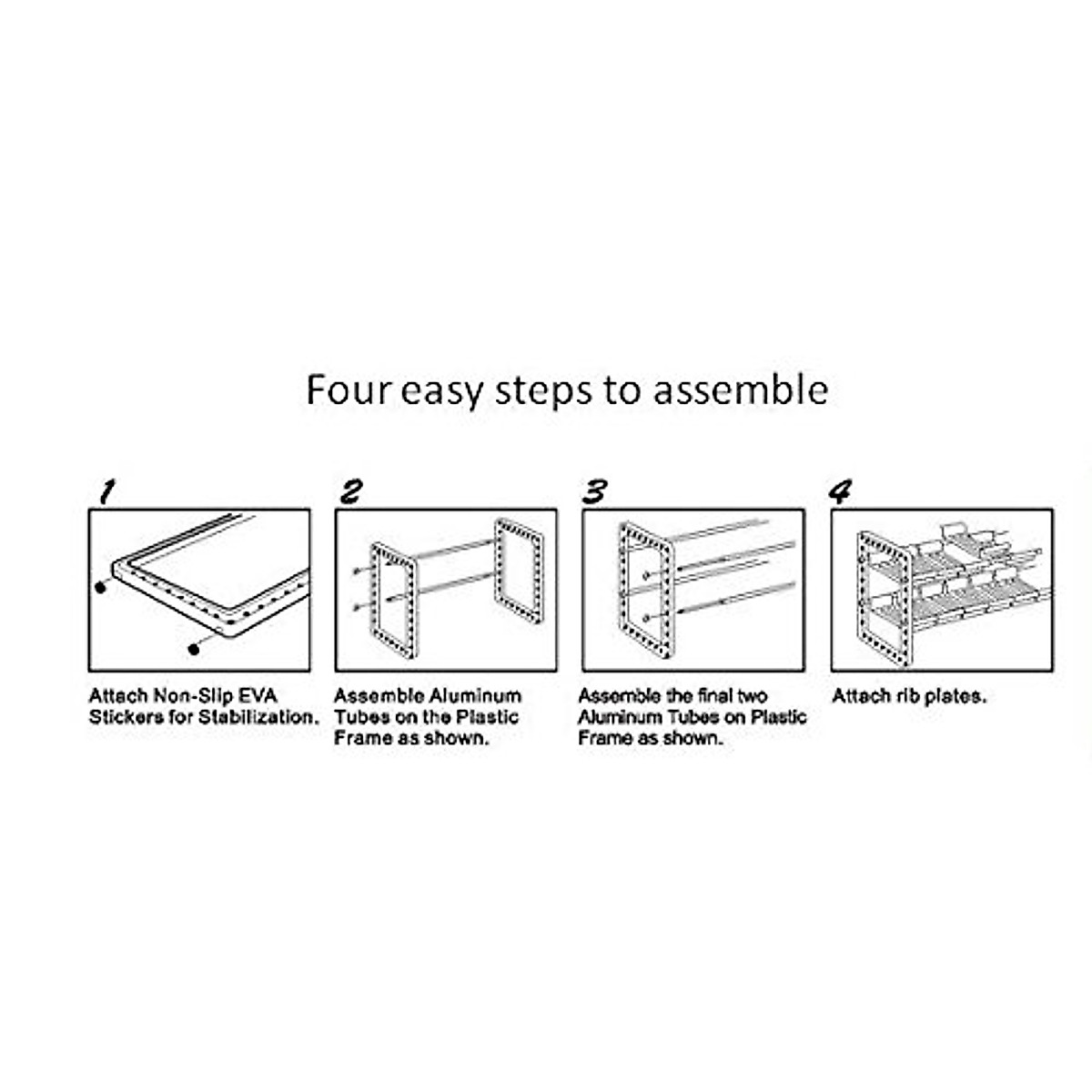 Our under sink storage shelf creates organization space, can custom fit both height and width, goes around pipes, and gets you organized
