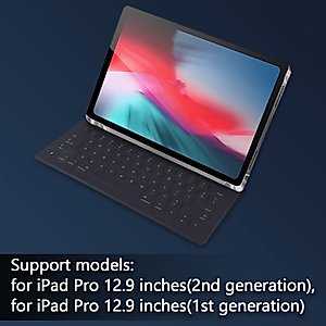 Smart Keyboard for Ipad pro, 12.9in Portable Tablet Intelligent Carrying Foldable Ultra-Slim Keyboard with 64 Keys for Ipad Pro 2nd Generation & 1st Generation