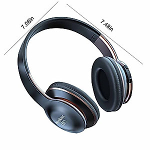 Lovskoo Bluetooth Headphones Over-Ear Headphones Wireless Bluetooth Noise Cancelling Headphones 5.0 Bluetooth Headset Lightweight Wireless Earbuds HiFi Stereo PC/Cell Phones/TV/Mp3/Mp4 Cool Stuff