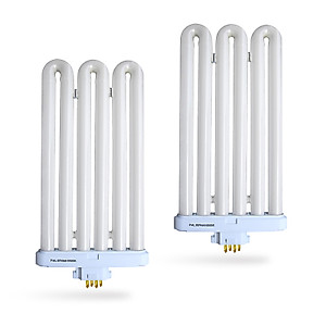 FML65/65K 65Watt 6500K Fluorescent Light Bulb,4Pins Base Triple Tube Replacement for Feit Electric 06565,BPFML65/65 2 Pack