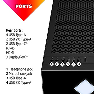 OMEN 45L Gaming Desktop, Intel Core i7-13700KF, 16 GB RAM, 1 TB Solid State Drive, NVIDIA GeForce RTX 4070 Ti Graphics, Windows 11 Home, GT22-1072 (2023)