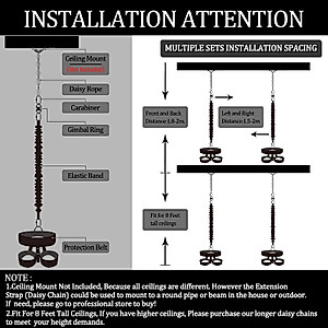 Dasking Heavy Bungee Resistance Band Set grawyti Yoga Bungee Cord Resistance Belt Set 4D Bungee Dance Rope Workout Fitness Home Gym Professional Training Equipment