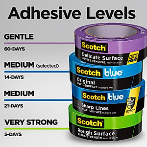 ScotchBlue Original Multi-Surface Painter's Tape,  1.88 inches x 60 yards (180 yards total), 2090, 3 Rolls