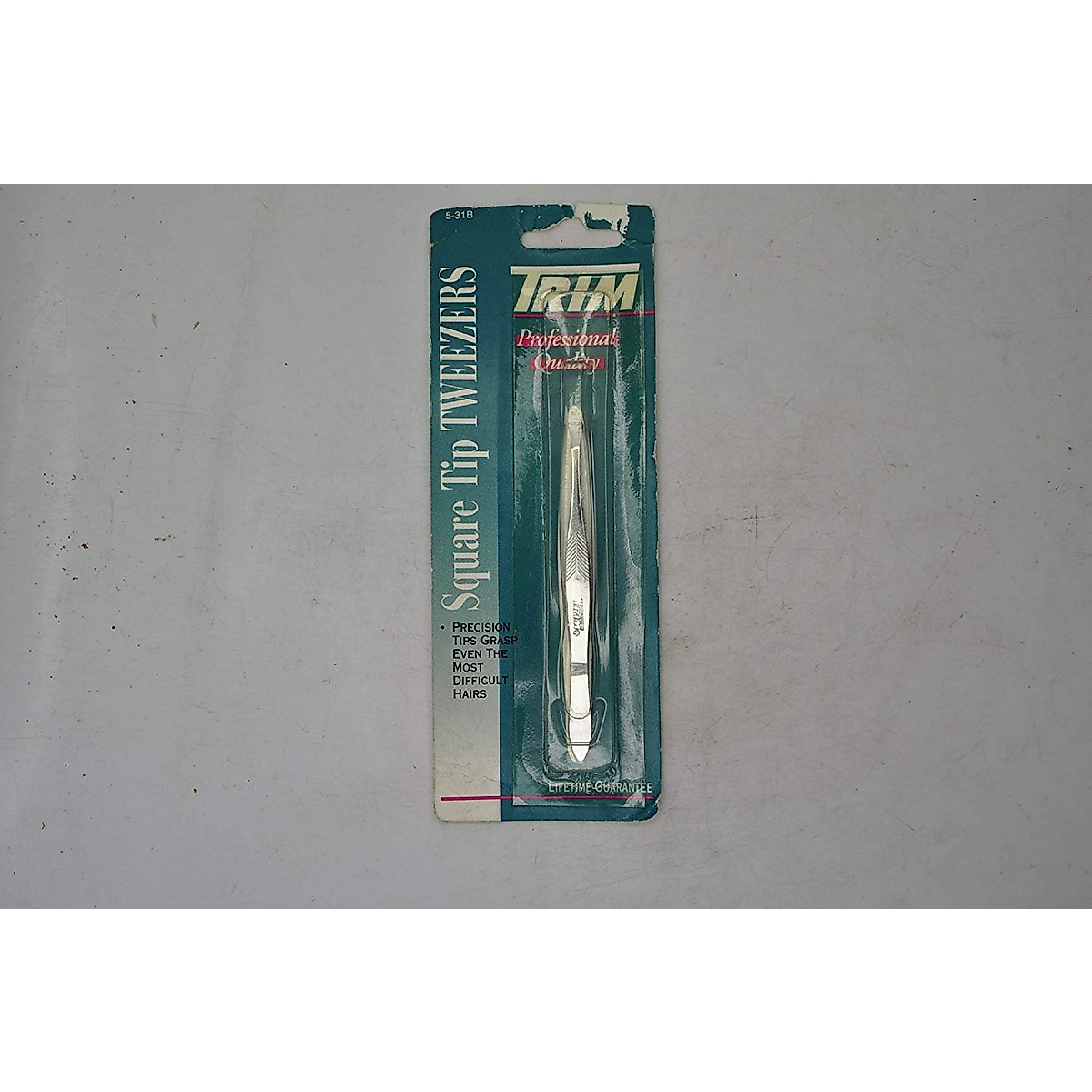 Trim Tweezr Square Size Ea Trim Square Tip Tweezers 53100 1ct