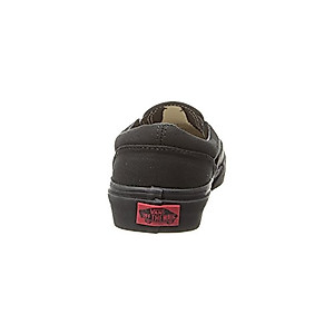Vans Kids Unisex Classic Slip On, Black/Black, Size 13 Little Kid