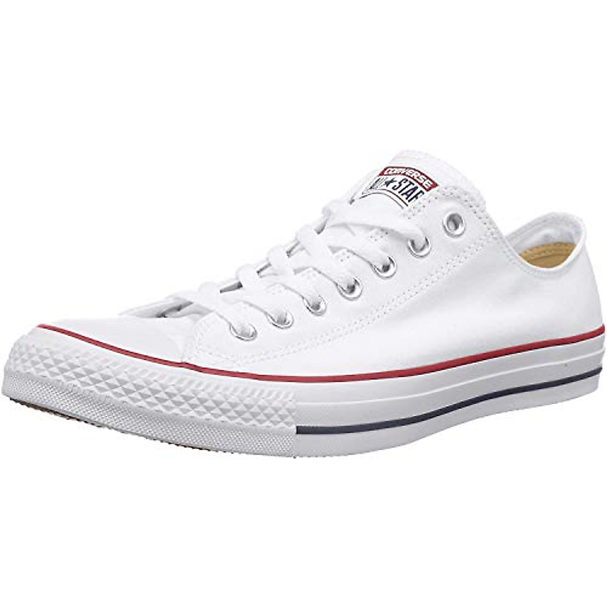 Converse Chuck Taylor All Star Low Top Sneaker Optical/White Canvas 12 Women/10 Men