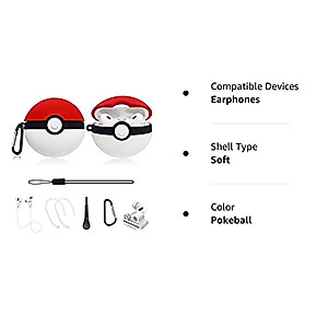 WQNIDE 9In1 Set for AirPods Pro 2nd Generation Case New 2022, Cute Kawaii Cartoon Funny Apple Airpods Pro 2 Case with Keychain Lanyard for Women Boys, Marvel Anime Soft Silicone Protective Skin Cover