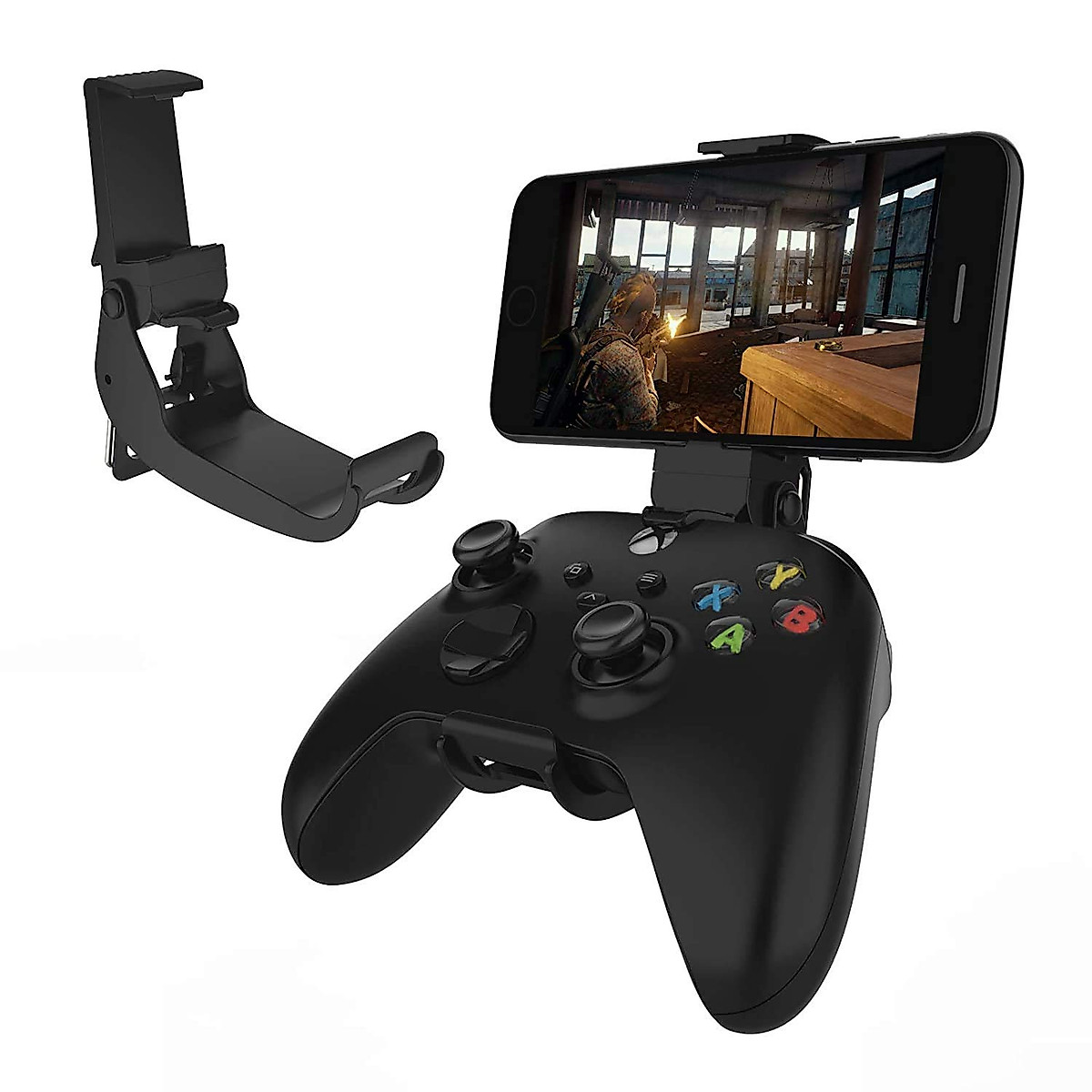 NBCP Xbox Series X Controller Phone Mount,foldable Phone holder for Xbox Series S|X/Xbox one Wireless Controllers cellphone clip ajustable(Clip Only)