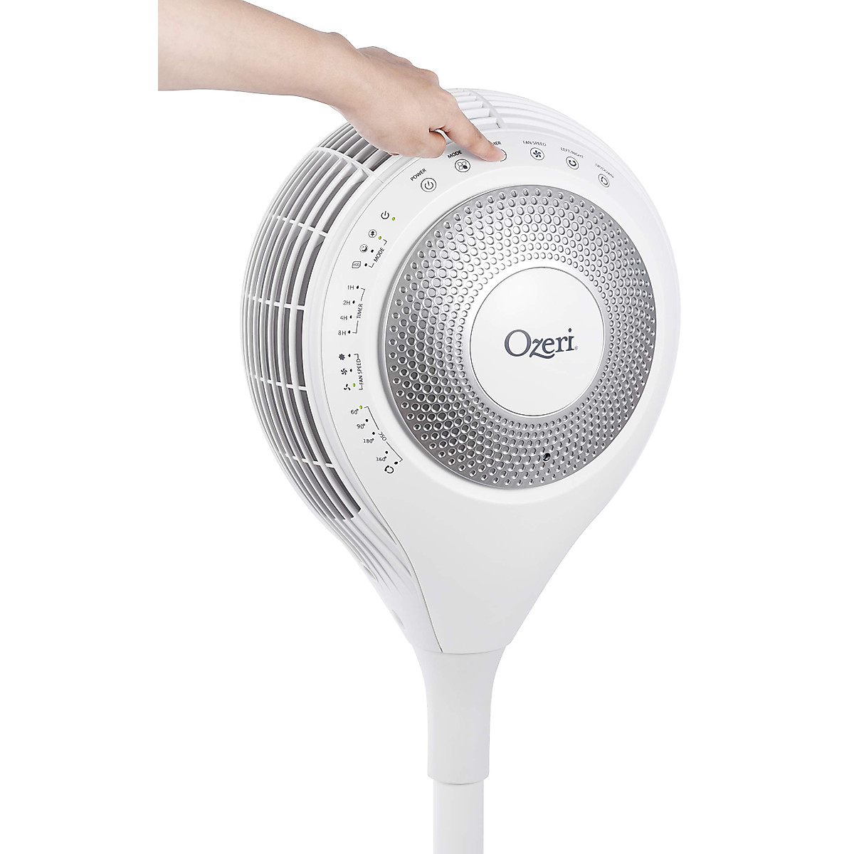 Ozeri 360 Duo Tower Fan, with Dual Oscillation