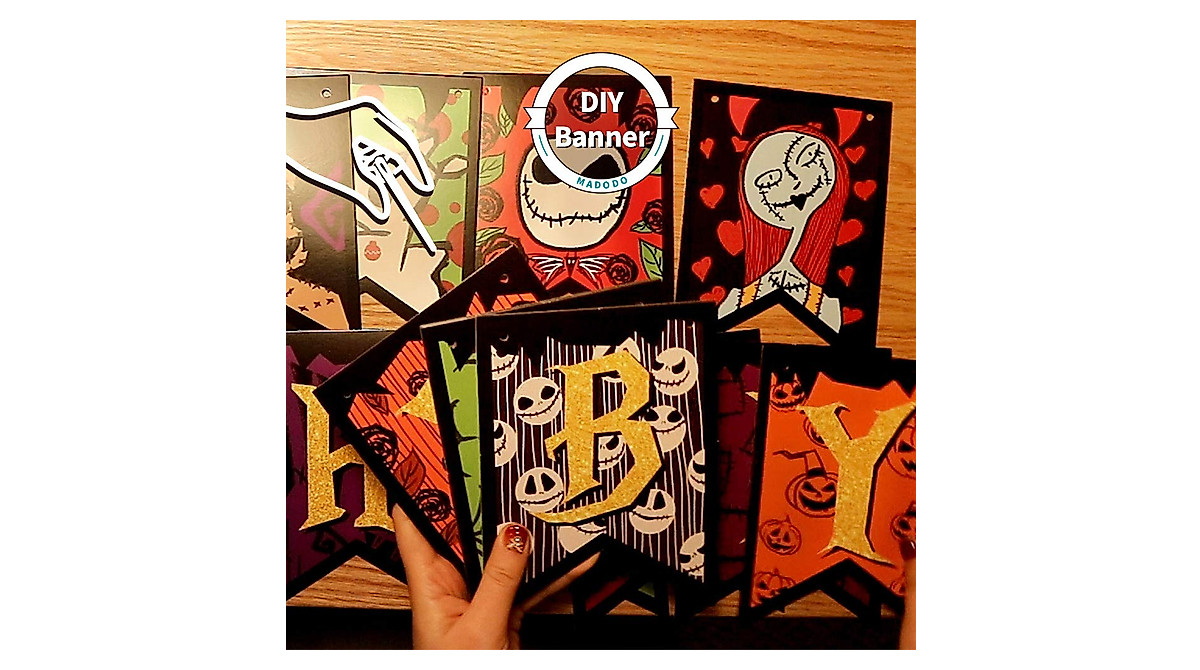 Nightmare Before Christmas Birthday Banner | Madodo