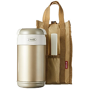 Tiger LWR-A092 Thermal Lunch Box, Champagne Gold