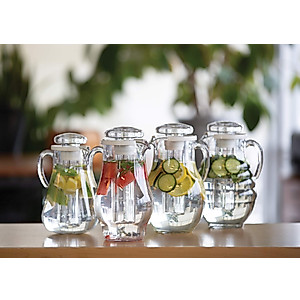 Service Ideas SWP33SB Pitcher, Acrylic, Smooth Body, 3.2 L
