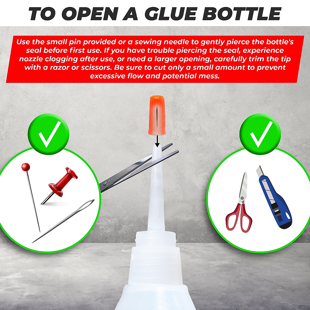 Y'allCanDiy Super Glue for Plastic 20g (.7 oz) - Heavy Duty Glue for Legos & Miniatures. CA Glue Adhesive for PLA, 3D Printing, Toys, Car, ABS, PVC, DIY Kits