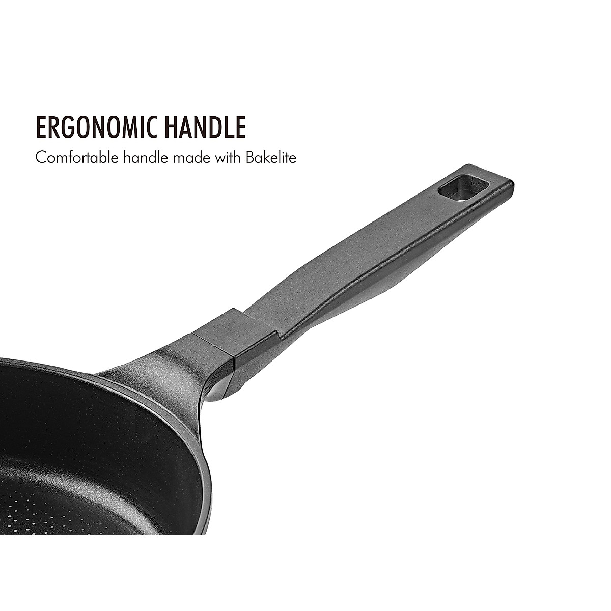 CHEF TOPF Practi Nonstick Frying Pan 12 Inch, Titanium Coating Ultra Non-stick Skillet, PFOA & PFOS Free