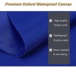 Canvas Basket Bulk Trucks Commercial,Stainless Steel Industrial Rolling Laundry Cart Storage Trolley Hamper for Hotel/Home/Hospital,150kg/330LBS Load,9.9 Bushel (350 L)(Color:Blue)