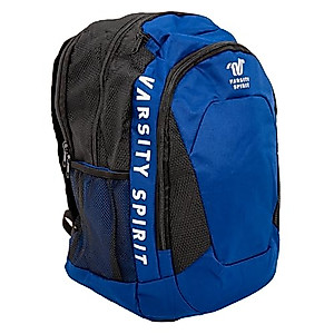 Varsity Spirit Cheer Backpack for Cheerleaders and Athletes - Durable, Spacious with Extra Pockets for Uniforms, Dance Gear & Gym Essentials - Versatile Cheerleading Bag for Practice & Travel - Blue