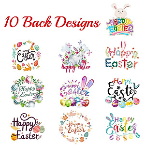 Personalized Easter Basket Custom Buny Baskets with Name Canvas Easter Bucket with Handle Gifts Easter Decor