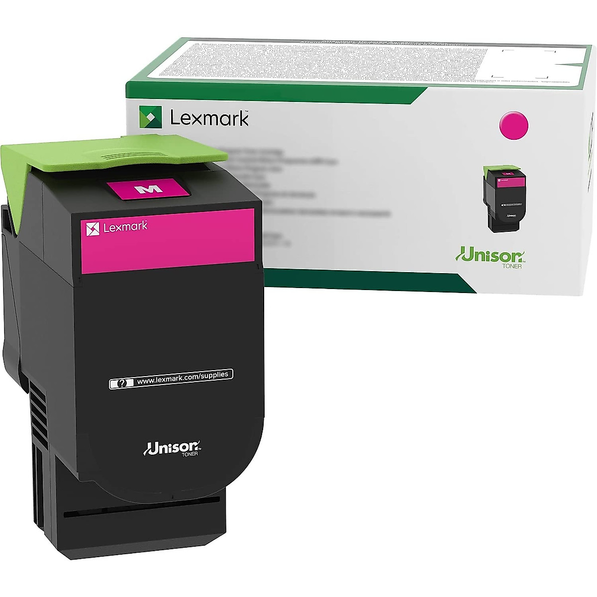 Lexmark 70C1hm0 (701Hm) High-Yield Toner Cartridge, Magenta - in Retail Packaging