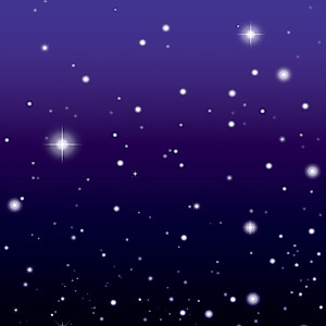 Starry Night Tablecover Party Accessory (1 count) (1/Pkg)