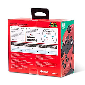 PowerA Enhanced Wireless Controller for Nintendo Switch - Mario Silhouette