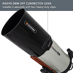 Celestron – Dew Shield with Cover Cap – Aluminum Dew Prevention – Fits 11” Schmidt Cassegrain, EdgeHD, and RASA Telescope