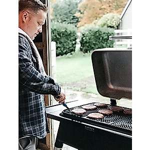 Everdure FURNACE 3-Burner Gas Grill, Liquid Propane Portable BBQ Grill with Die-Cast Aluminum Body and Fast-Ignition Technology, 466 Square Inches of Grilling Surface, Adjustable Height, Orange