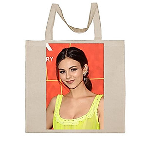 FC Carino Victoria Justice - A Nice Graphic Cotton Canvas Tote Bag FCA #FCAG2390011