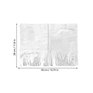 TEHAUX Shrink Wrap Bags, 100 Pcs 12x16 Inches Clear PVC Heat Shrink Wrap for Packagaing Soap, Bath Bombs, Candles, Small Gifts, Jars and Homemade DIY Projects