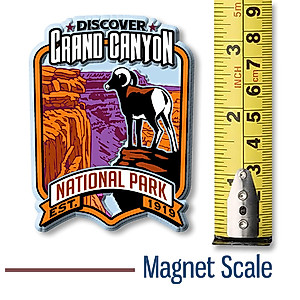 Grand Canyon National Park Magnet by Classic Magnets, 2.5" x 3.2", Collectible Souvenirs Made in The USA