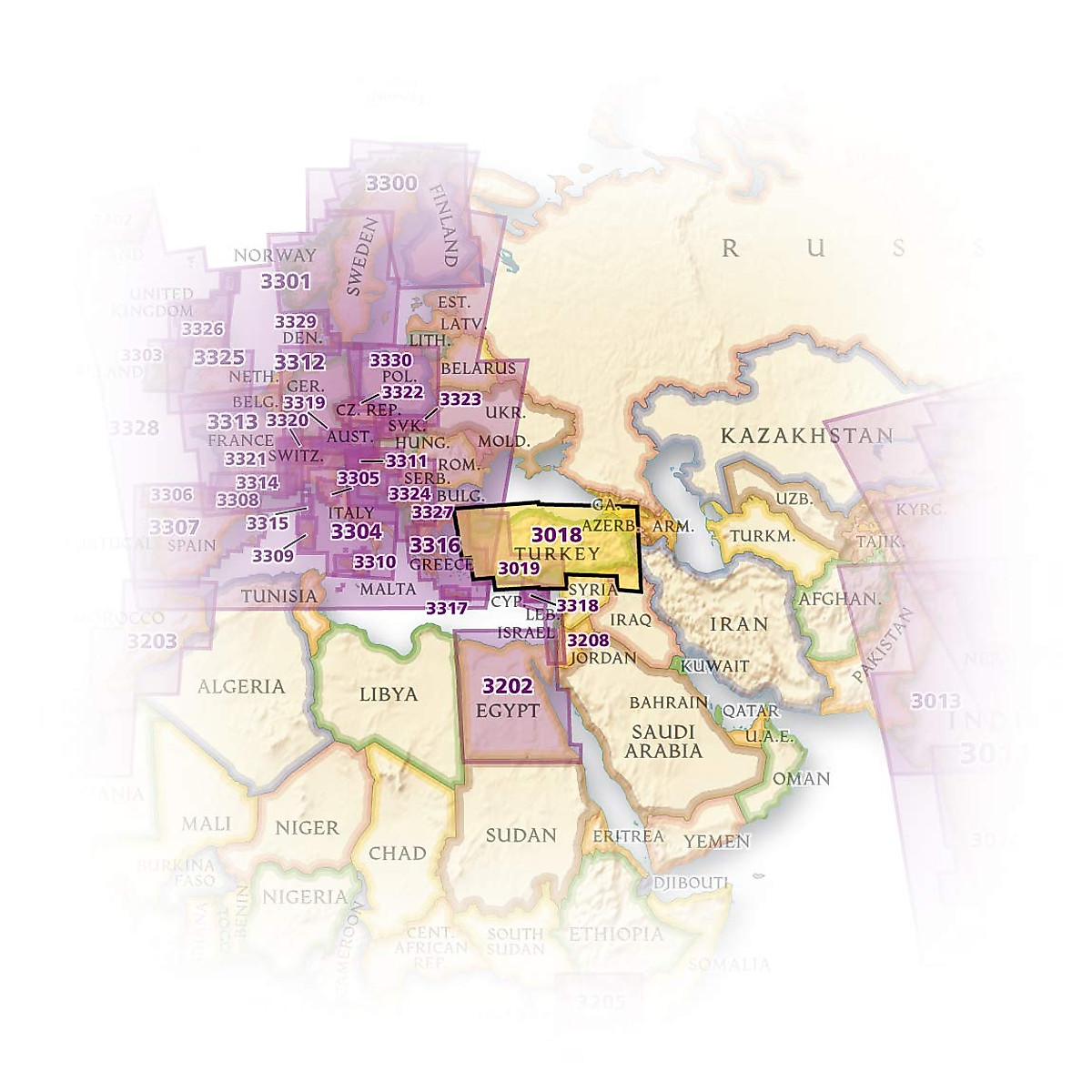 Türkiye (Turkey) Map (National Geographic Adventure Map, 3018)