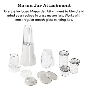 Tribest PB-350 Personal Blender for Shakes and Smoothies with Portable Blender Cups, White, Large