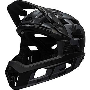 Bell Super Air R MIPS Adult Mountain Bike Helmet - Matte/Gloss Black Camo (2023), Large (58-62 cm)